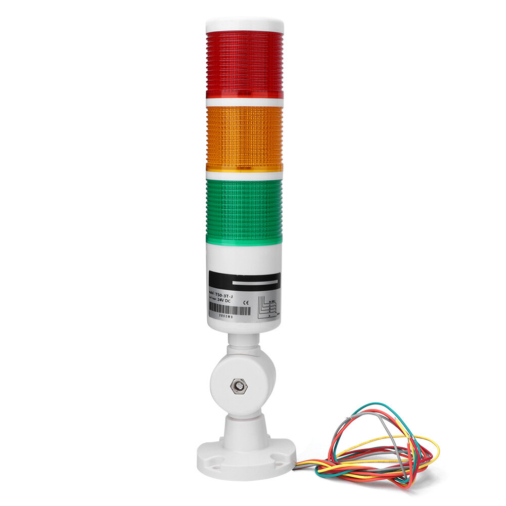 Сигнальная лампа 24В, 3 цвета, с зуммером для ЧПУ