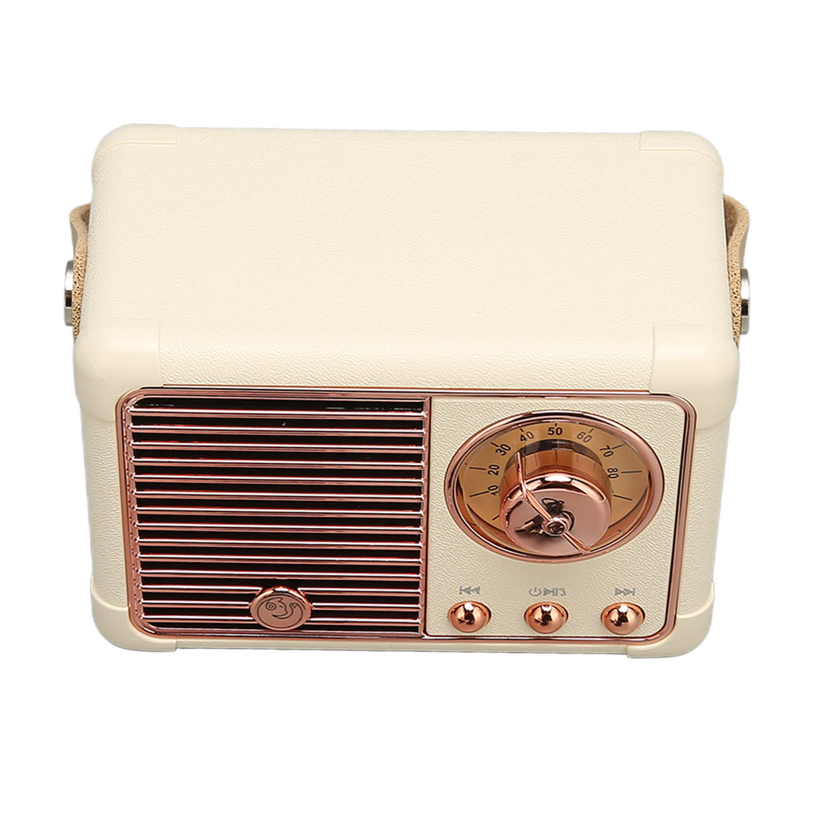 Retro Bluetooth Speaker HiFi Stereo Fast Transmission Low Power Consumption Portable Vintage Speaker for Home Outdoor Yellow BT5.0 40mm 4 Ohm 3W 400mAh Lithium Battery 2-3H Charging Time 3-6H Operating Hours