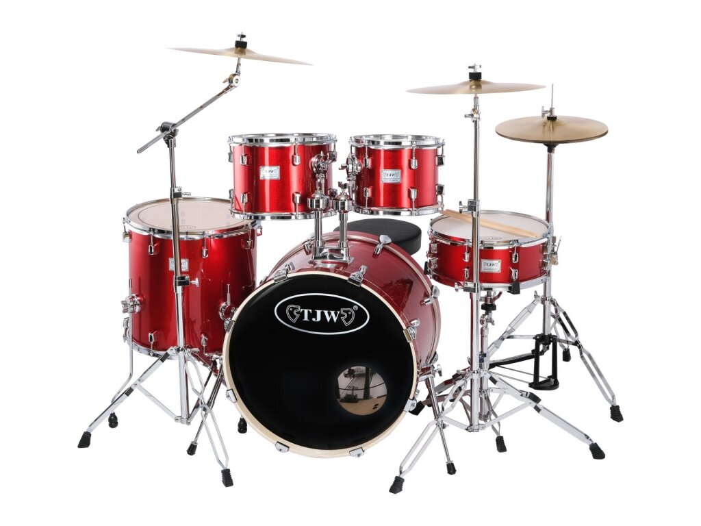 JW225-E3-MRD Барабанная установка (2 коробки), красная, TJW