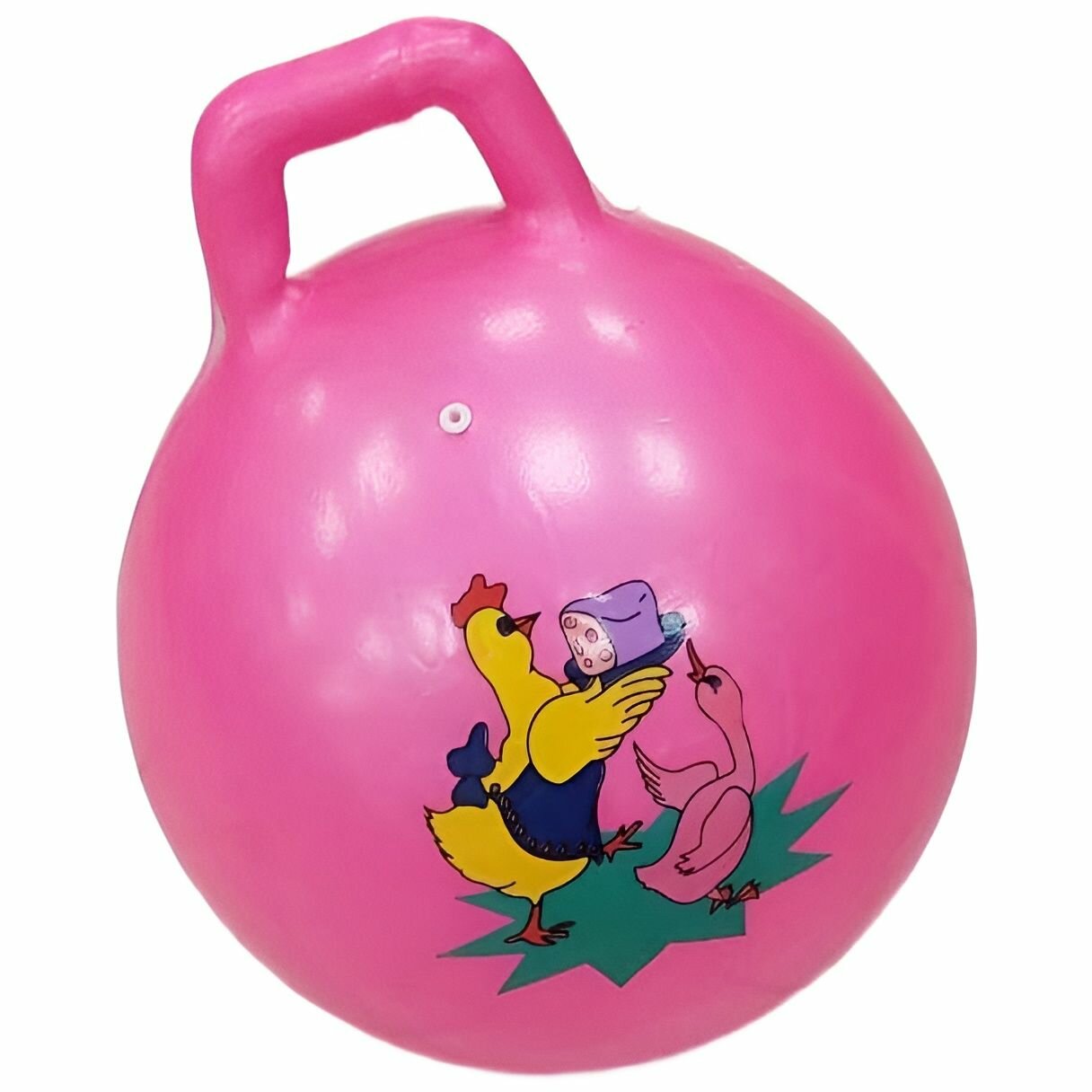 Мяч попрыгун с ручками 40см