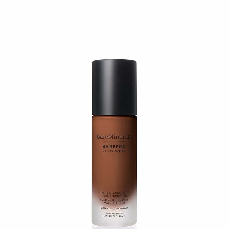 BareMinerals Жидкая тональная основа Barepro 24Hr Matte Comfort Mineral Spf20, 30 мл, Deep 61 Cool