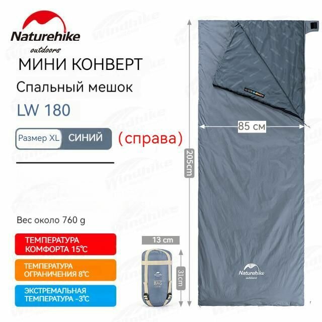 Спальный мешок Naturehike NH21MSD09