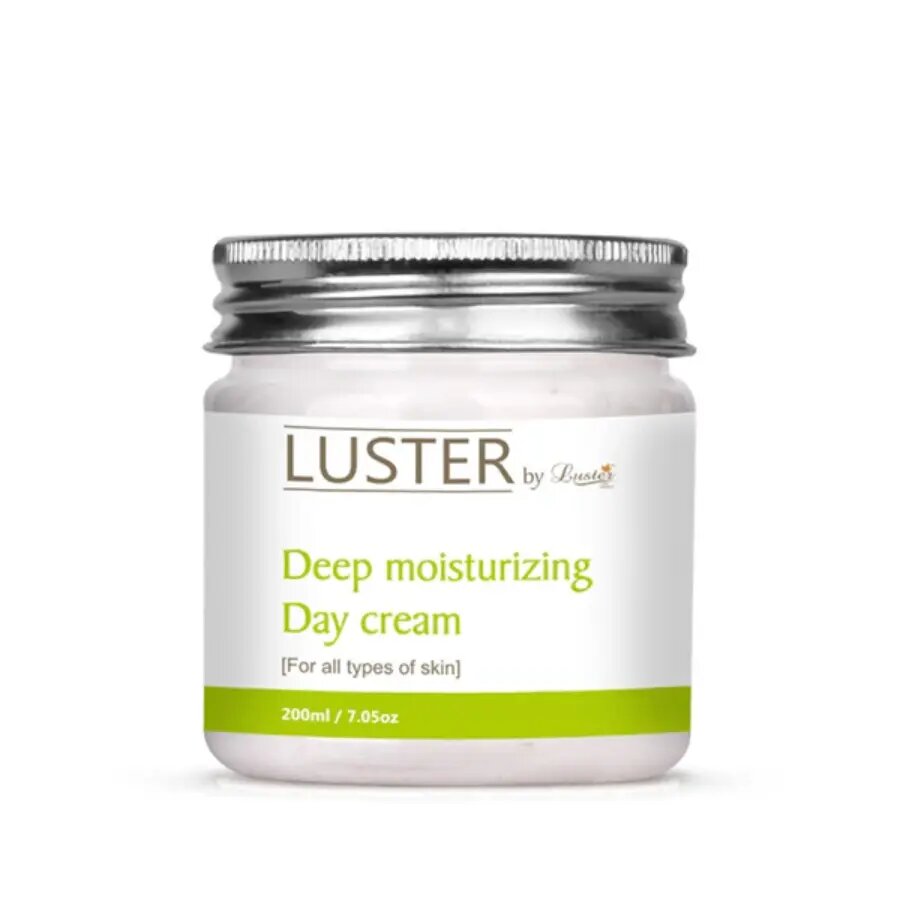 DEEP MOISTURIZING Day Cream, Luster (глубоко увлажняющий дневной крем для лица, Ластер), 200 мл.