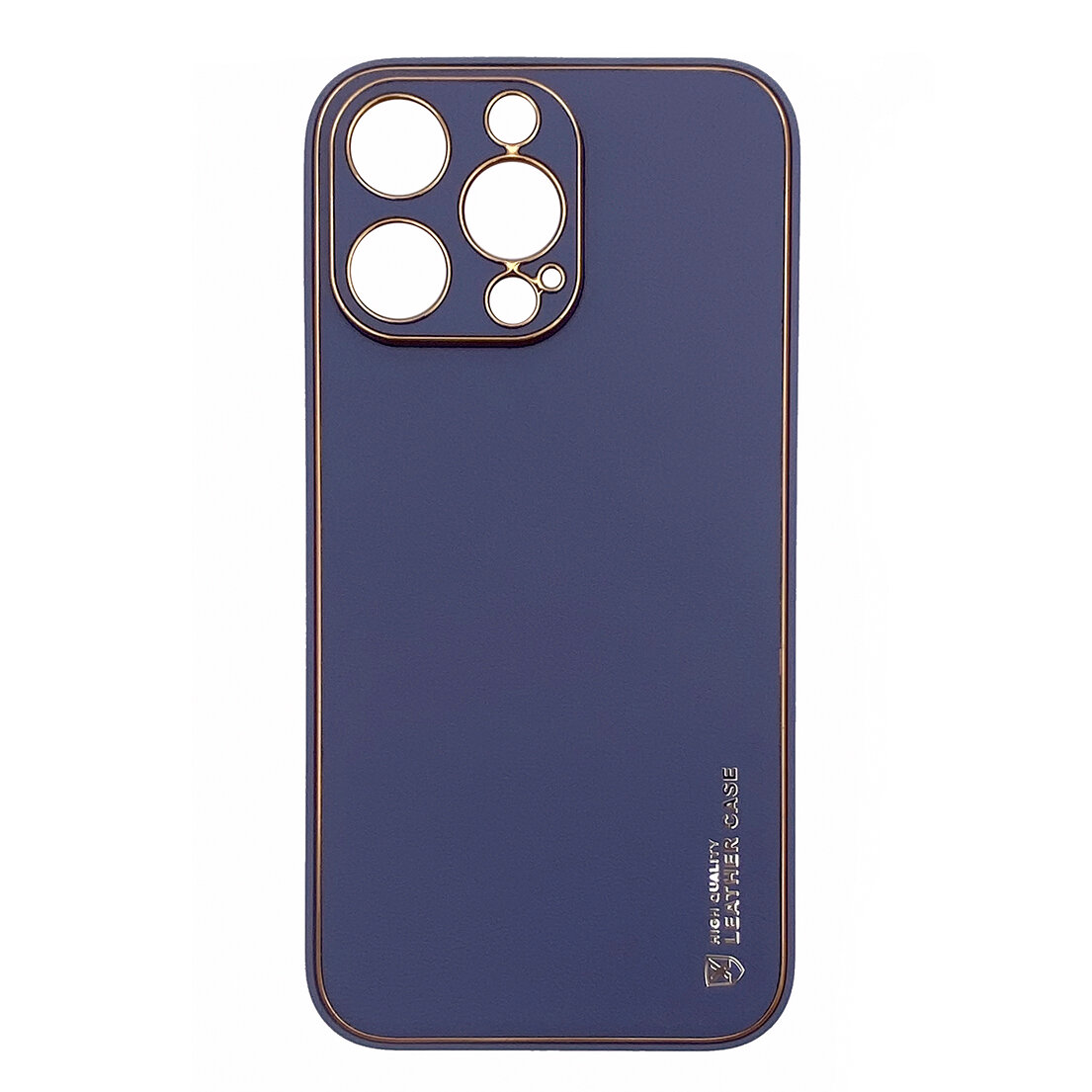 Чехол силиконовый для IPhone 12 Pro (6.1), Graceful Leather series, HOCO, фиолетовый