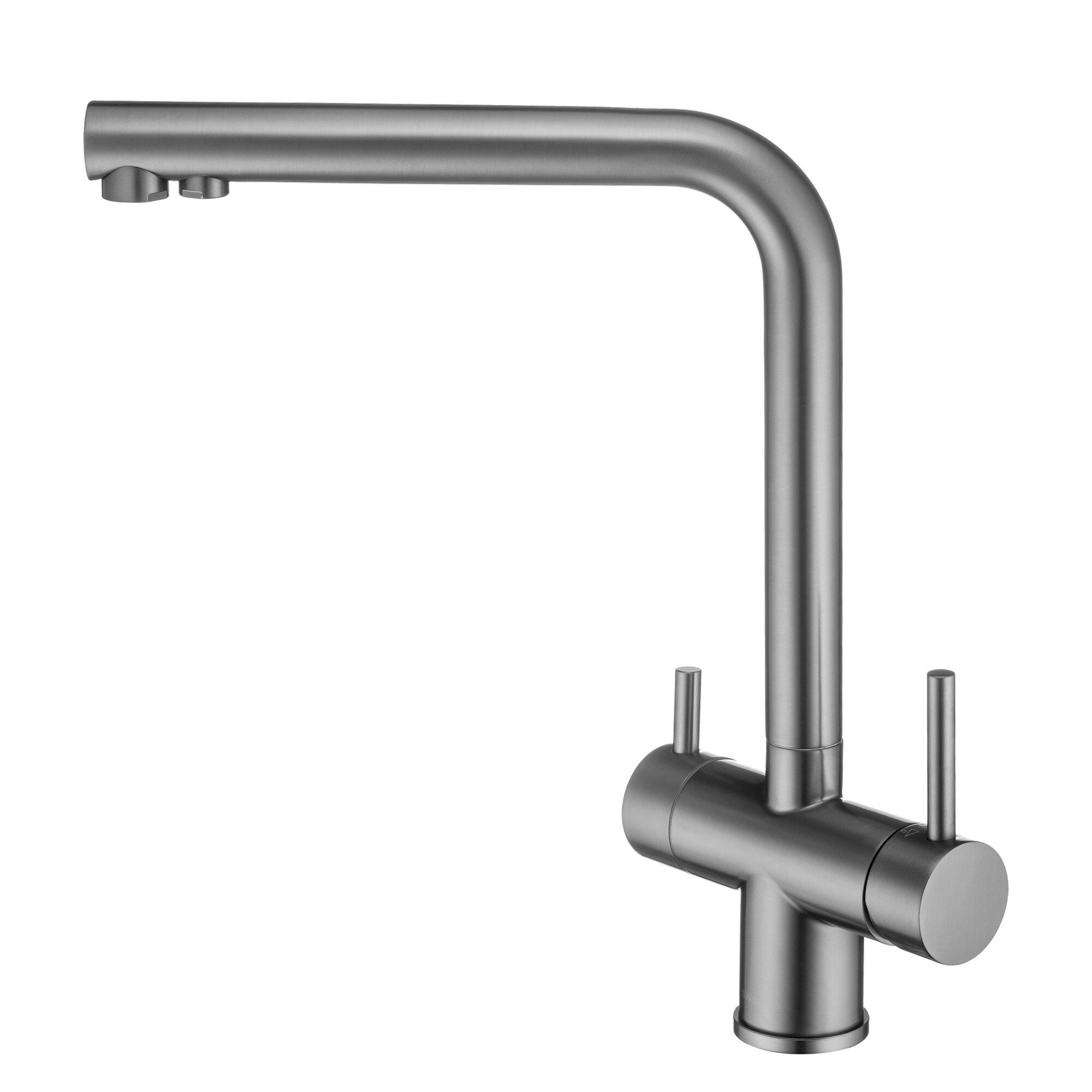 Смеситель для кухни c каналом для фильтрованной воды Swedbe, цвет: графит