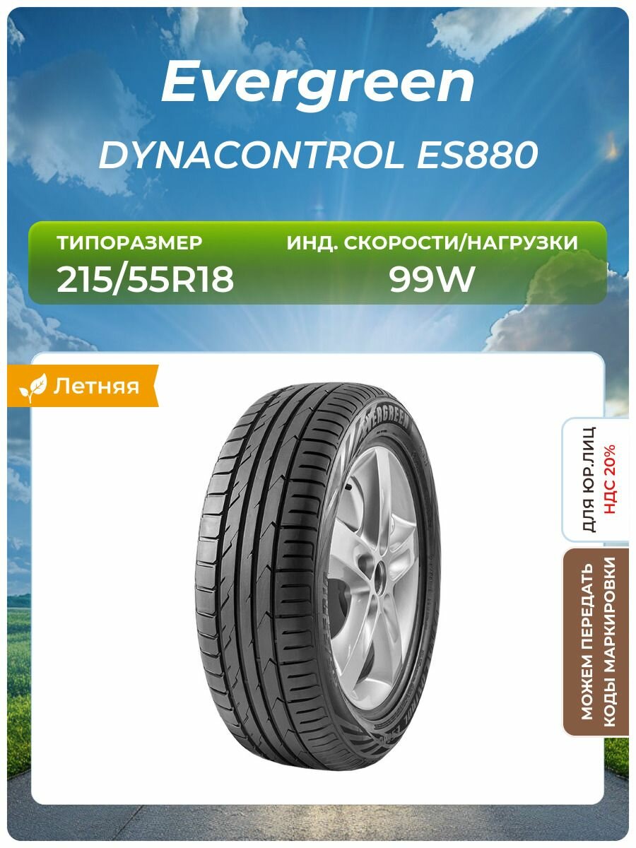 Шина Evergreen DYNACONTROL ES880