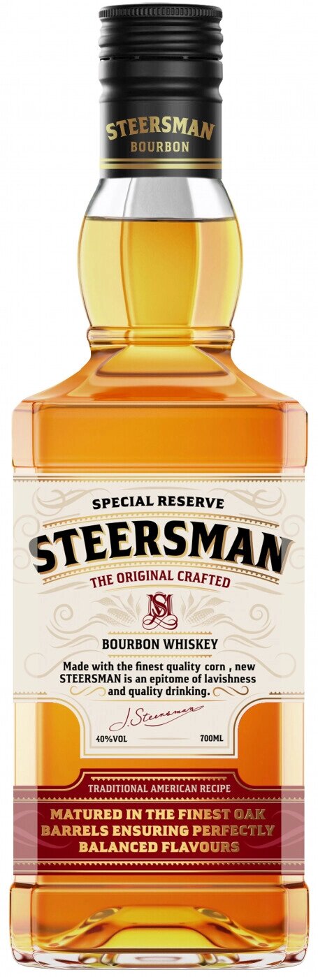 Виски SSB, "Steersman" Bourbon, 0.7 л