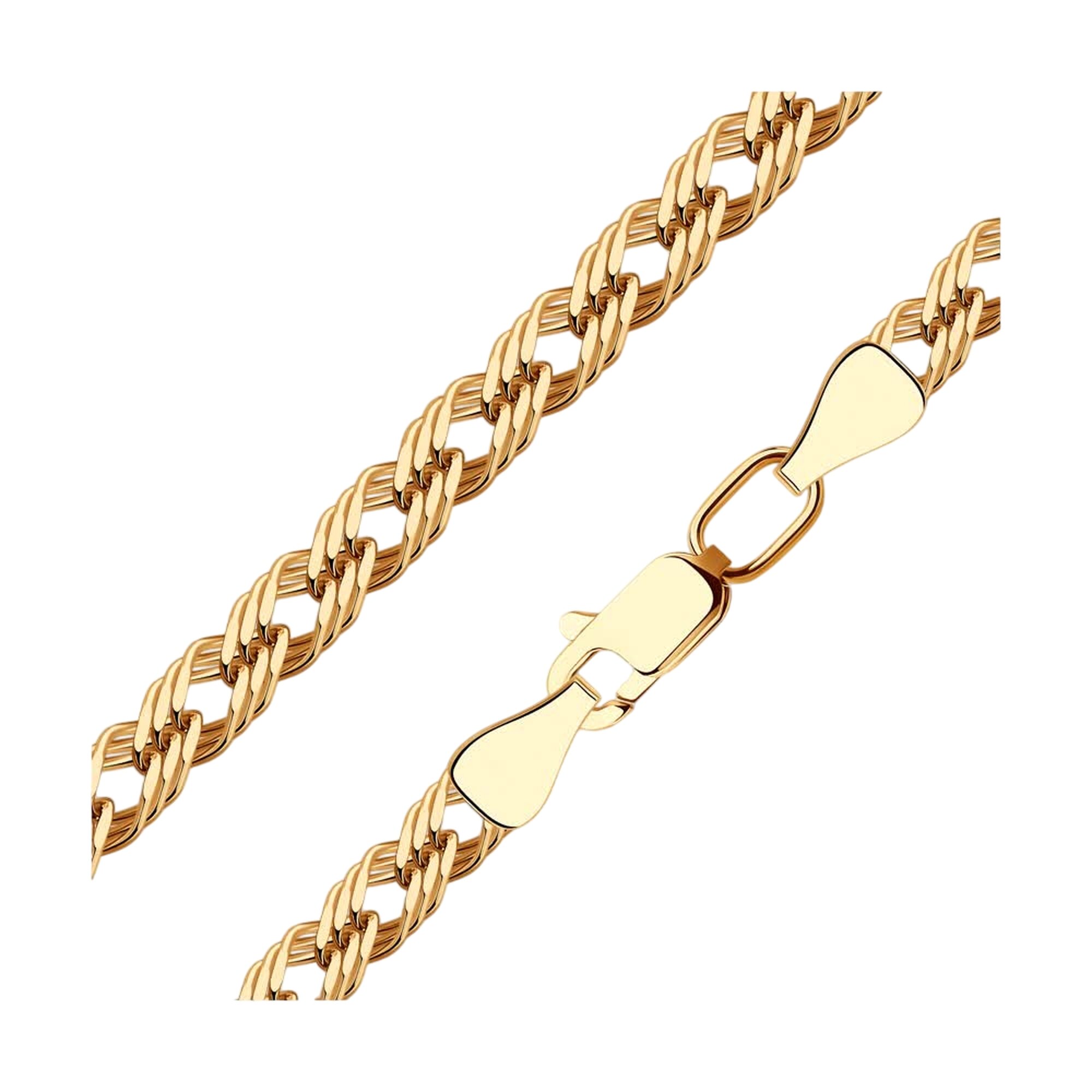 Цепь красное золото, 585 проба