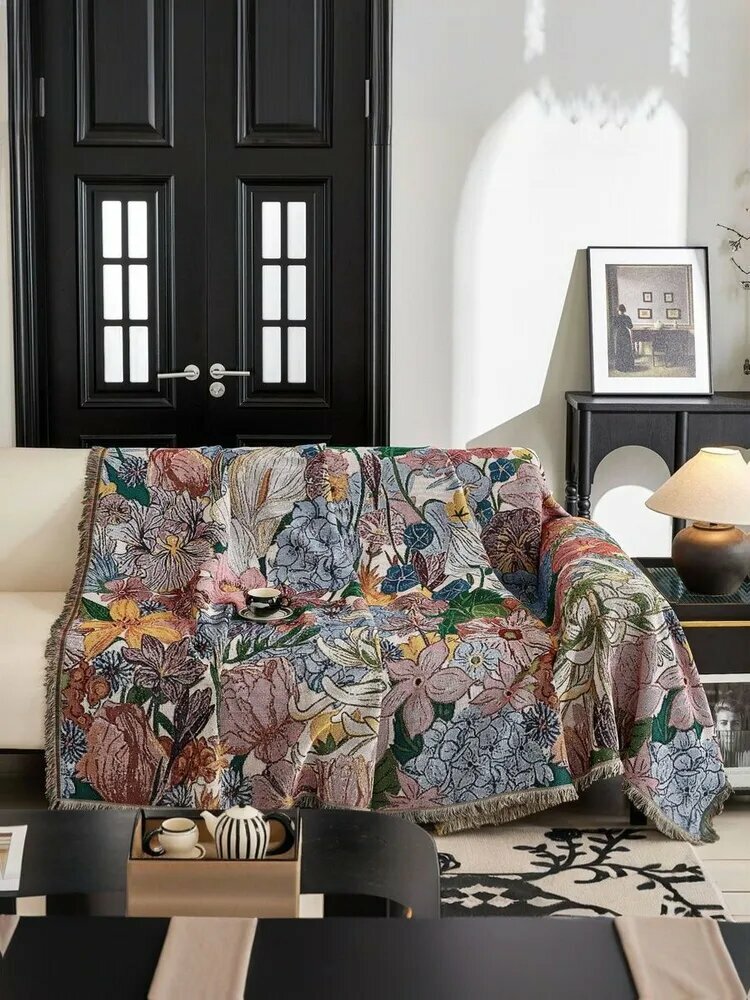 Плед-пончо , Полиэстер, 180 см х 130 см