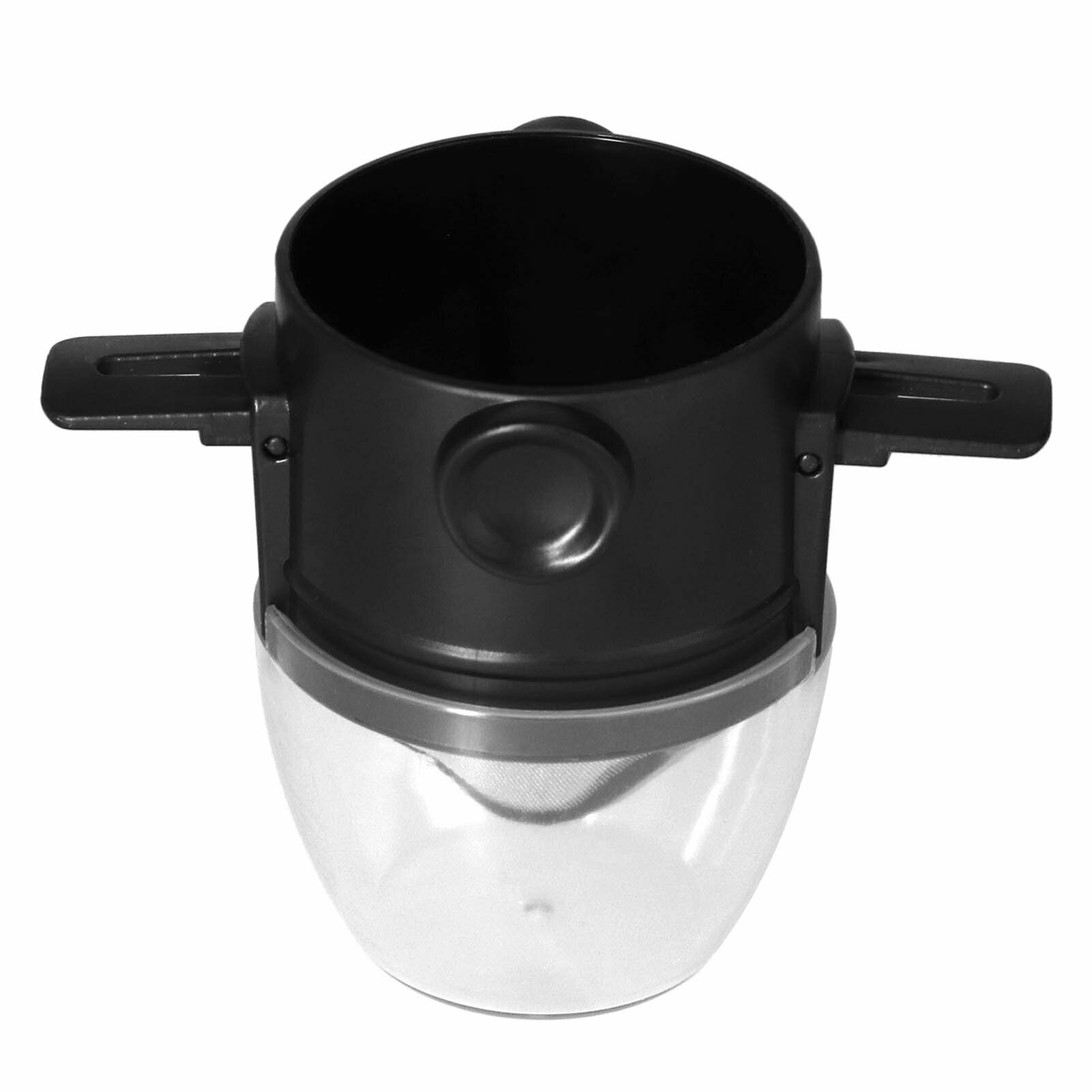 304 кофейный фильтр из нержавеющей стали с прозрачной пластиковой PP Cup Portable Coffee Dripper для наружного
