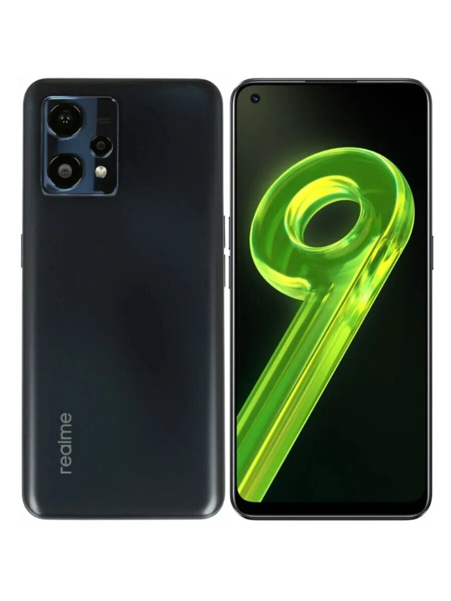 6.4" Смартфон 9 RMX3521 6044372 LTE 6+128 ГБ черный РСТ