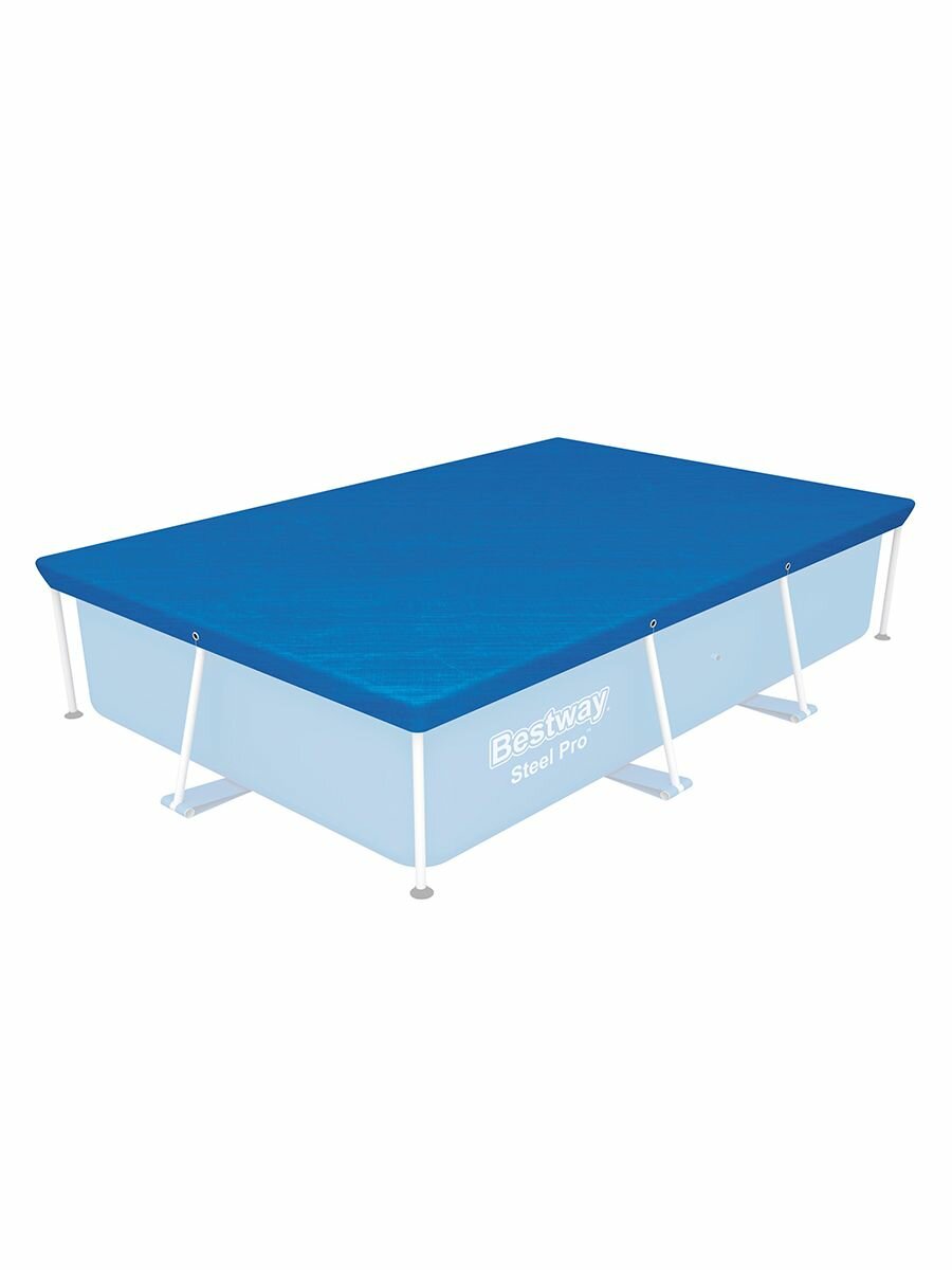 Тент Bestway, для каркасного бассейна, синий, полипропилен, 259x170x61 см, 58105