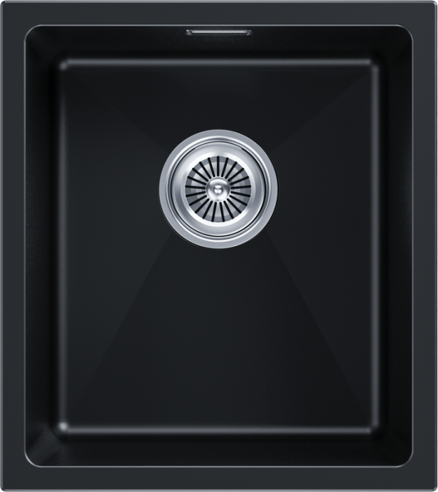 Мойка кухонная Paulmark Lumi LU41-BLM чёрный металлик