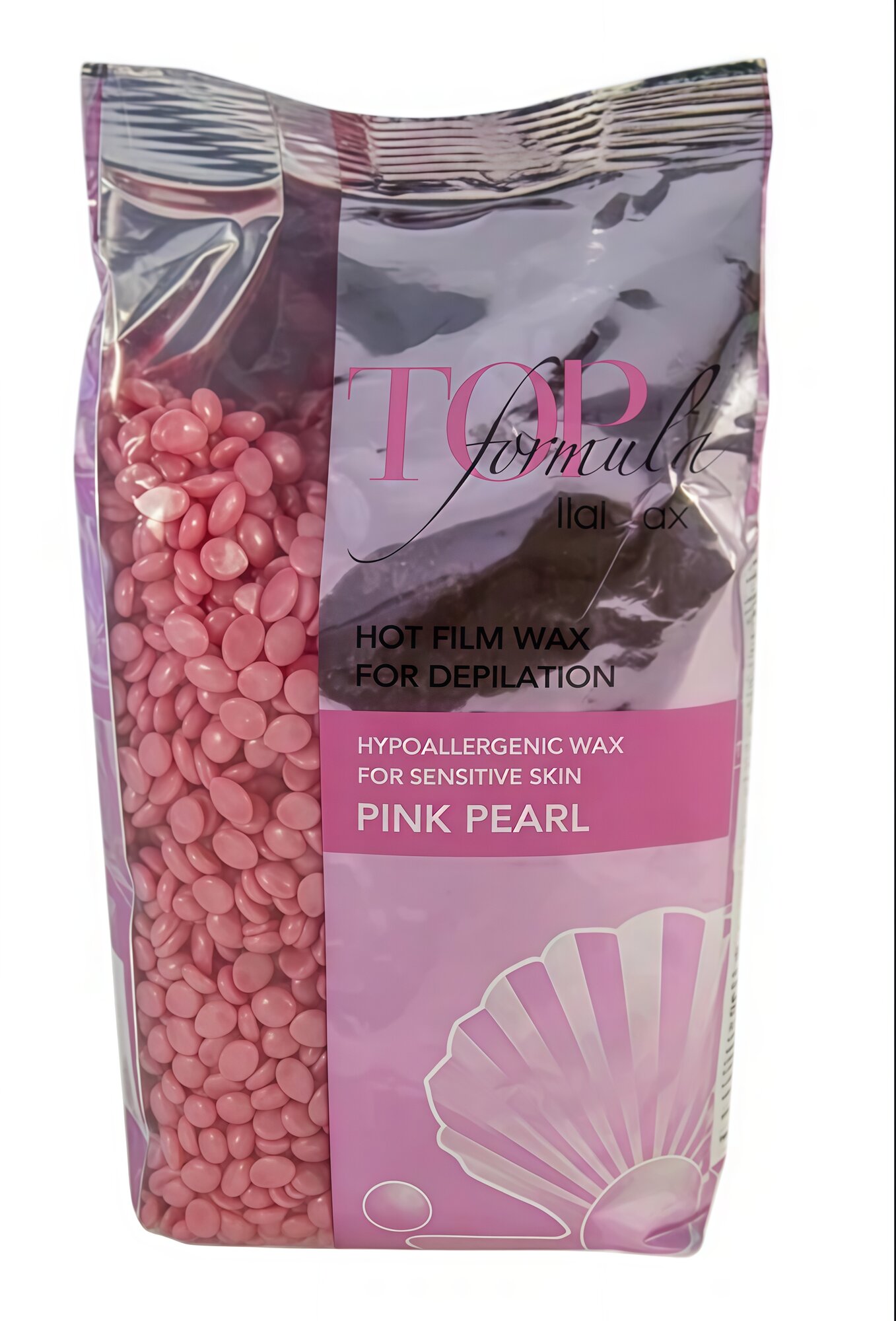 Депиляционный воск TOP "Pink Pearl", в гранулах, для лица и тела, 750 г