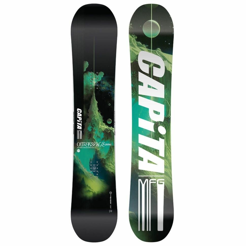 Decathlon Мужской сноуборд Capita Outerspace Living Wide 159 см