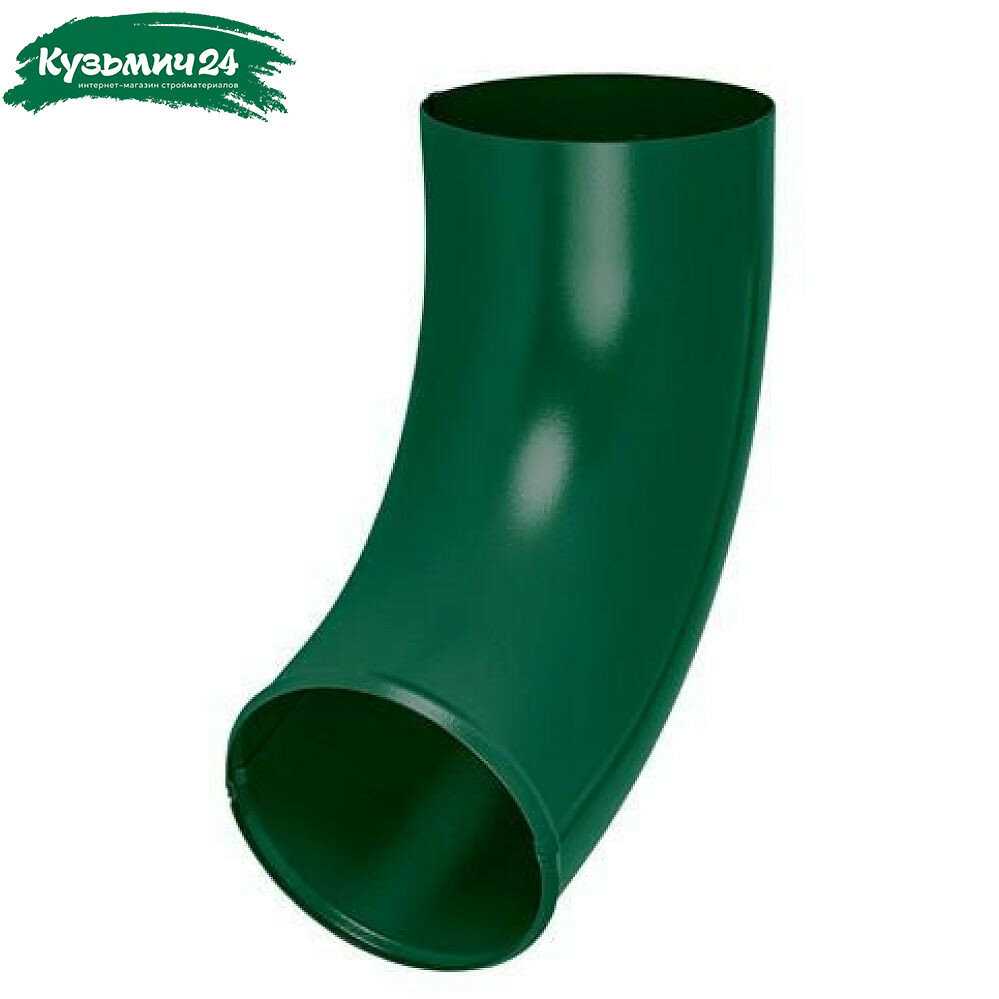 Колено трубы зеленый