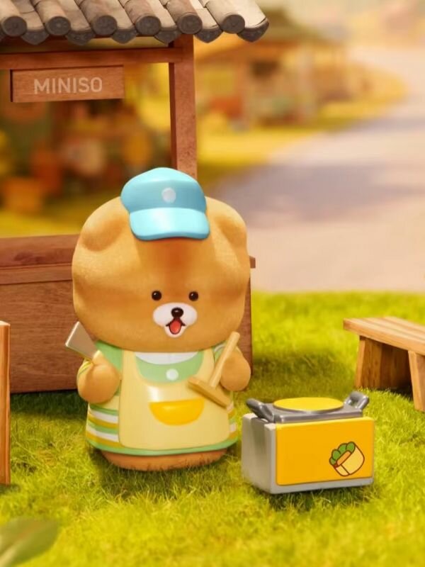 Коллекционные фигурки Mochi от MINISO (CRUNCHY PANCAKE STAND)
