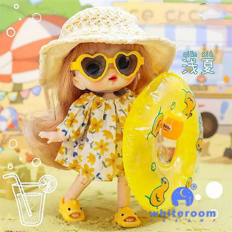 13 см Bjd кукла шеф-повара мини-пижамы с животными плюшевые карманные куклы Obitsu11 одежда Kawaii аниме игрушки аксессуары для девочек и мальчиков