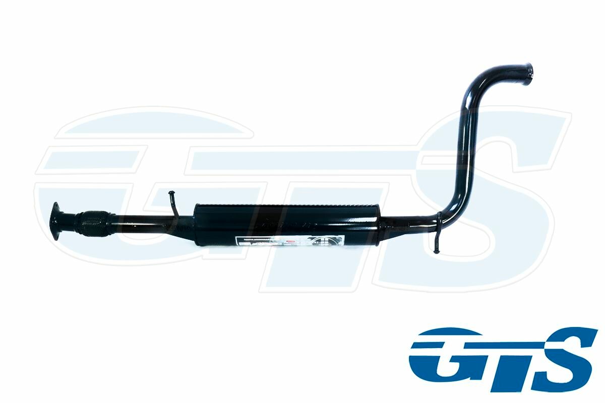 Резонатор SS под паук с гофрой для а/м ВАЗ 1117-19 Калина, 2190-91 Гранта