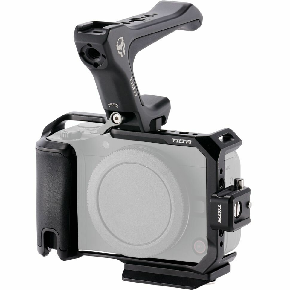 Клетка Tilta Base Kit для Canon R50 V Чёрная, быстросъемная площадка
