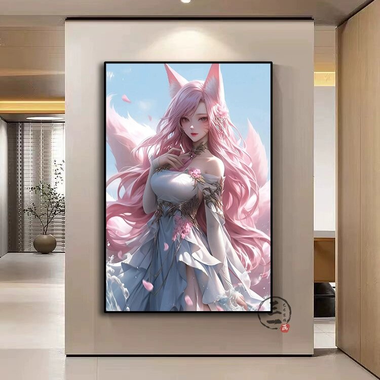 LOL Jinx League of Legends Rampage Лолита Живопись