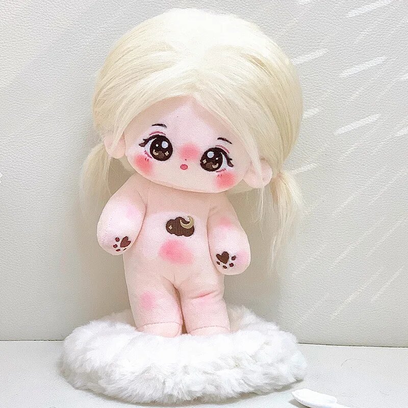 Плюшевая кукла LineOlly Kawaii Idol, duoduo, 20 см, with skeleton