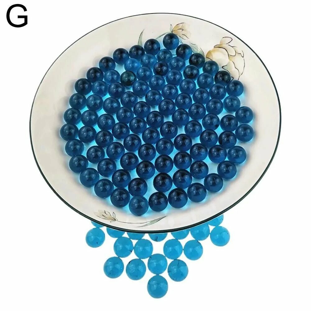 Стеклянные шарики Марблс для декора и игр, 16мм, 50 шт