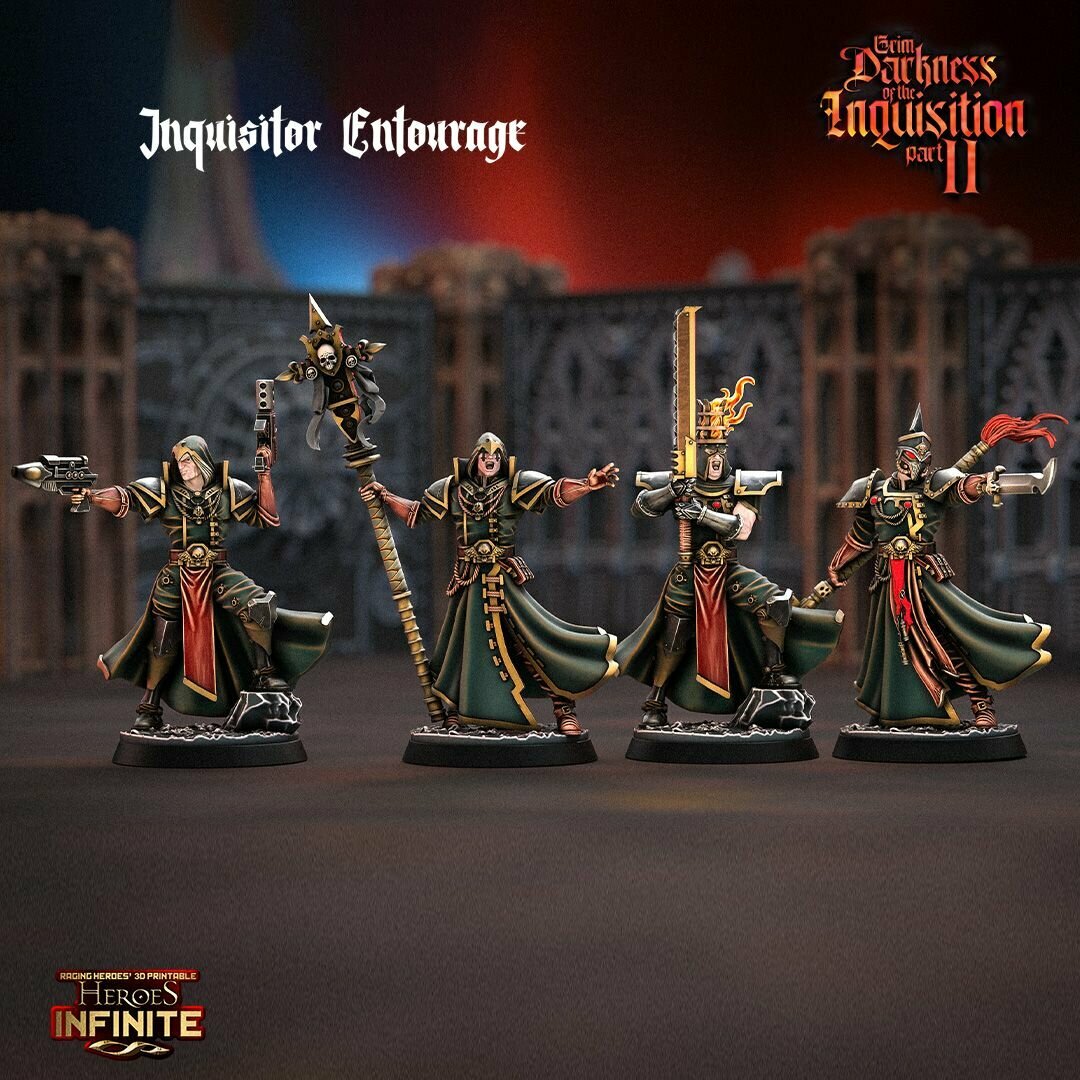 Набор Инквизиция Империума "Inquisitorial Entourage" Warhammer 40k