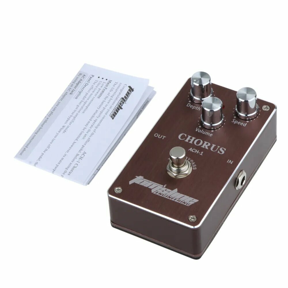 Педаль Электрического Эффекта Гитары Aroma ACH-1 с Эффектом Хорус , Низким Уровнем Шума и Функцией True Bypass