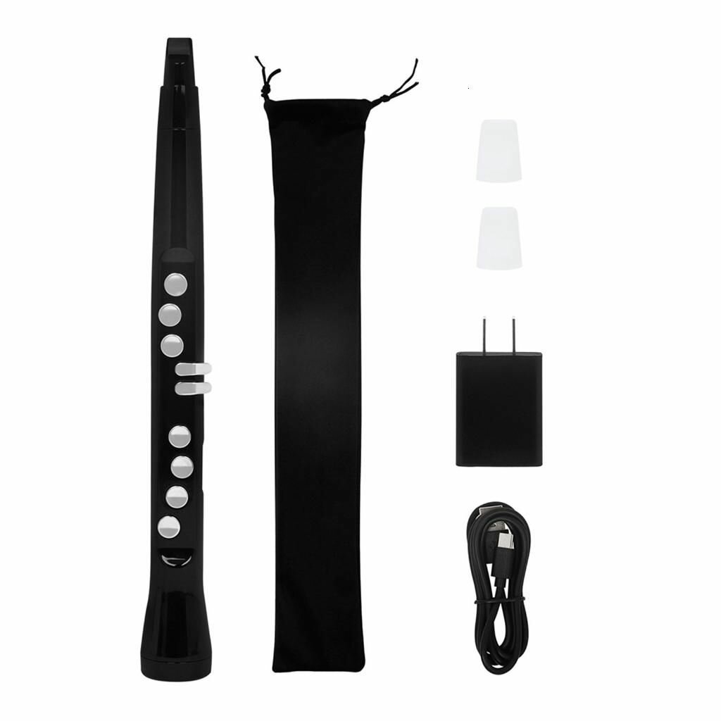 Электронный саксофон с MIDI, Черный