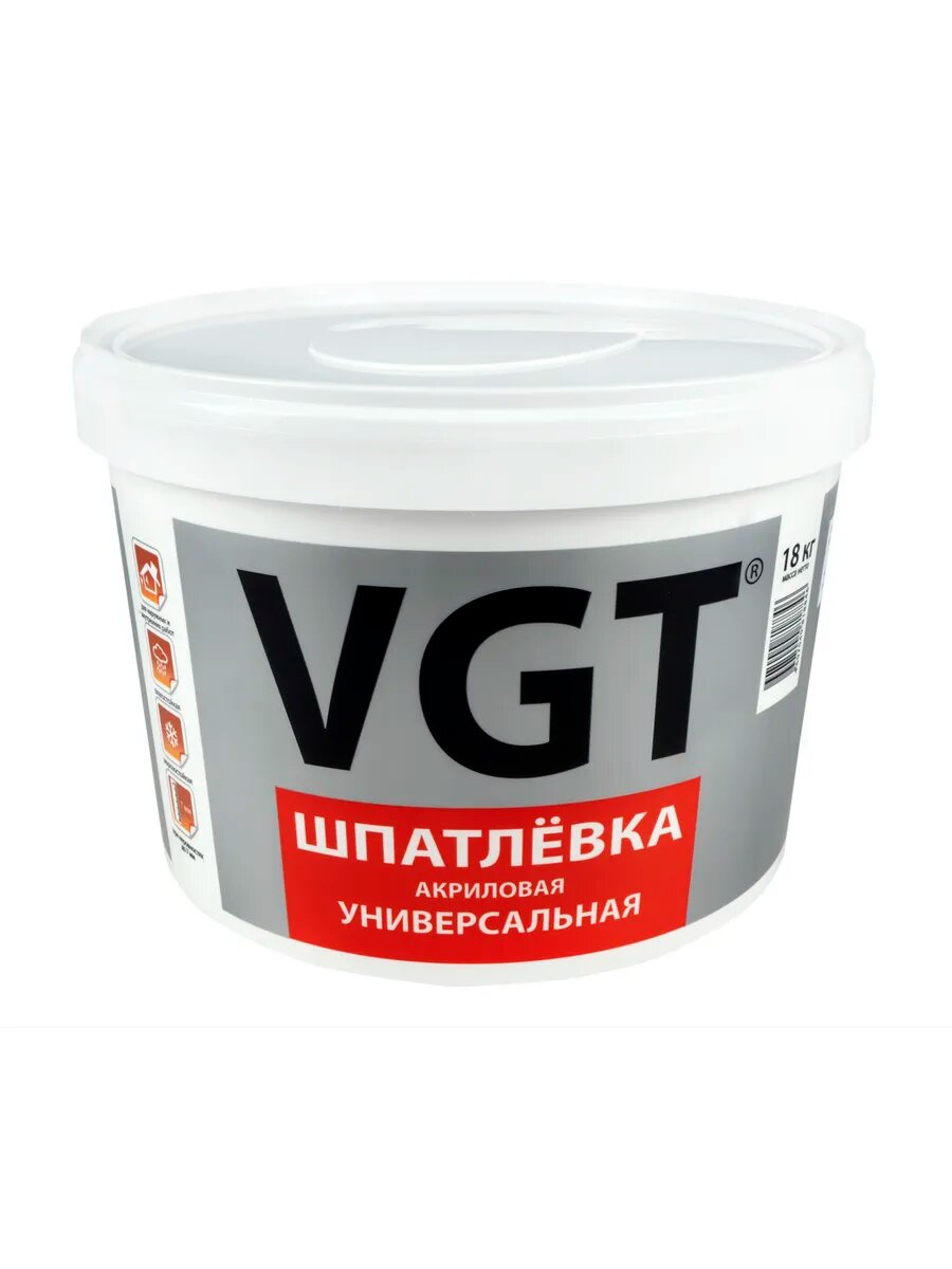 Шпатлевка универс. акриловая вн/нар работы 18кг