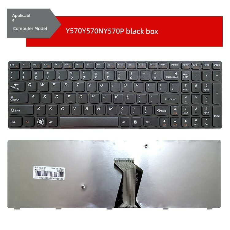 Подходит для клавиатуры Lenovo G500 G510 G505 G700 G710 G580 Z585 B575 V570 B590 Y570 Y570N Y570P черная рамка