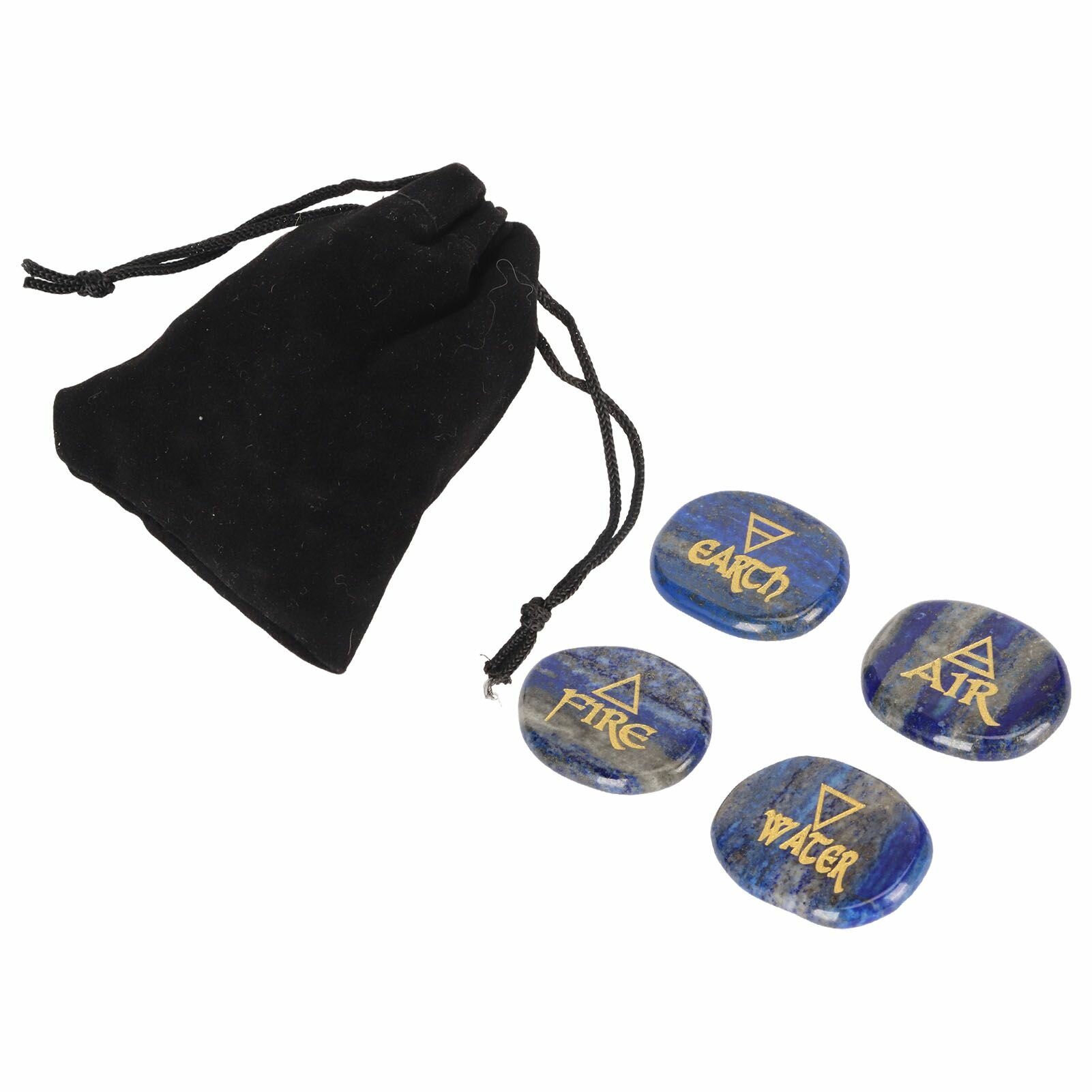 Набор камней с символами стихий