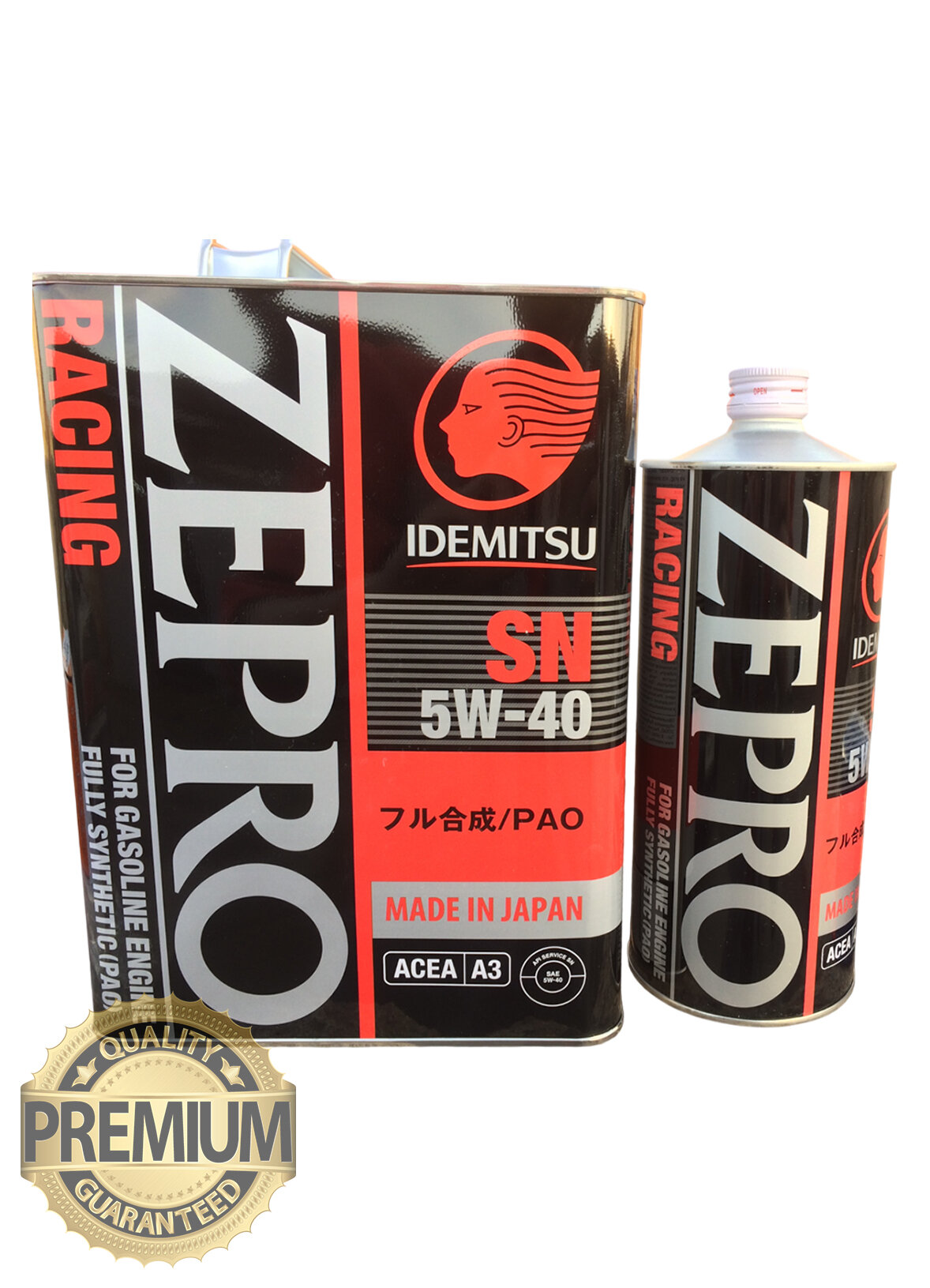 Моторное масло Idemitsu Zepro Racing 5W-40 Синтетическое 5 литров (Комплект 4 + 1 литр)