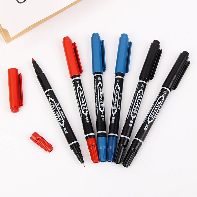 Маркеры для рисования, 10 шт. Черный, 10 Pcs Black Set — фото 1