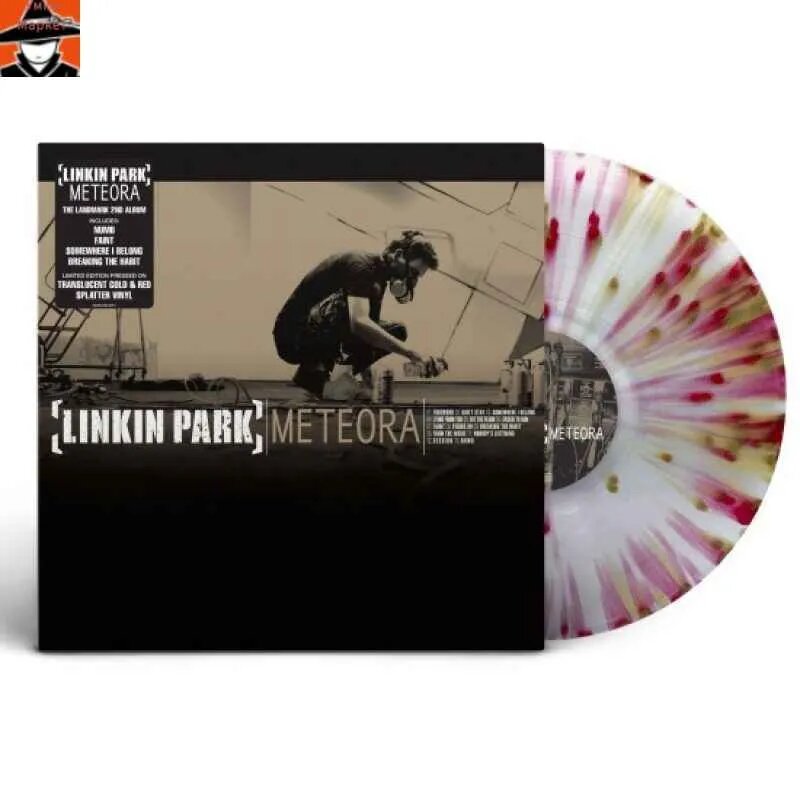 LINKIN PARK - Meteora, (LP, Album, Limited Edition, Reissue, Gatefold, Gold & Red Splatter) Виниловая Пластинка Умка Маркет