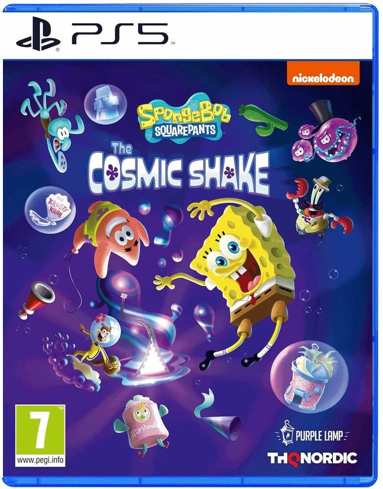 Диск SpongeBob SquarePants: The Cosmic Shake игра для PS5 (русские субтитры)