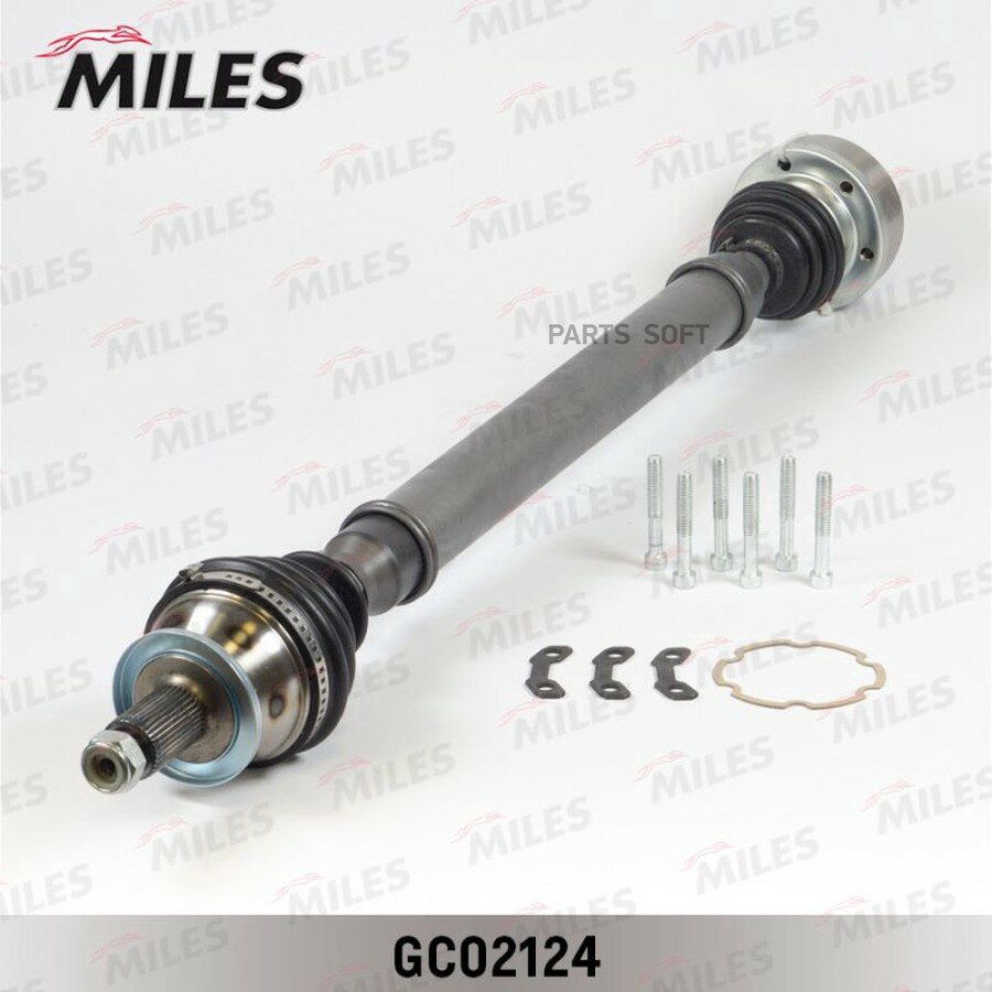 Привод в сборе VW POLO IV/FOX/SKODA FABIA 1.2-1.9SDI 99- прав. от официального дистрибьютора, MILES, артикул GC02124