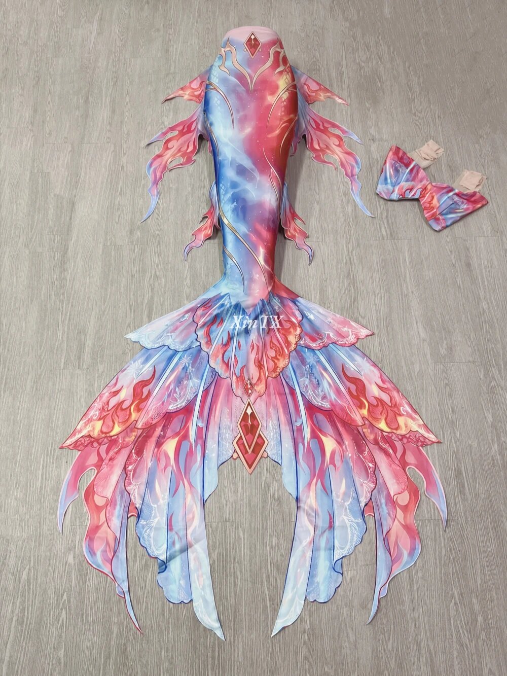 Костюм русалки Tail and bra, полиэстер