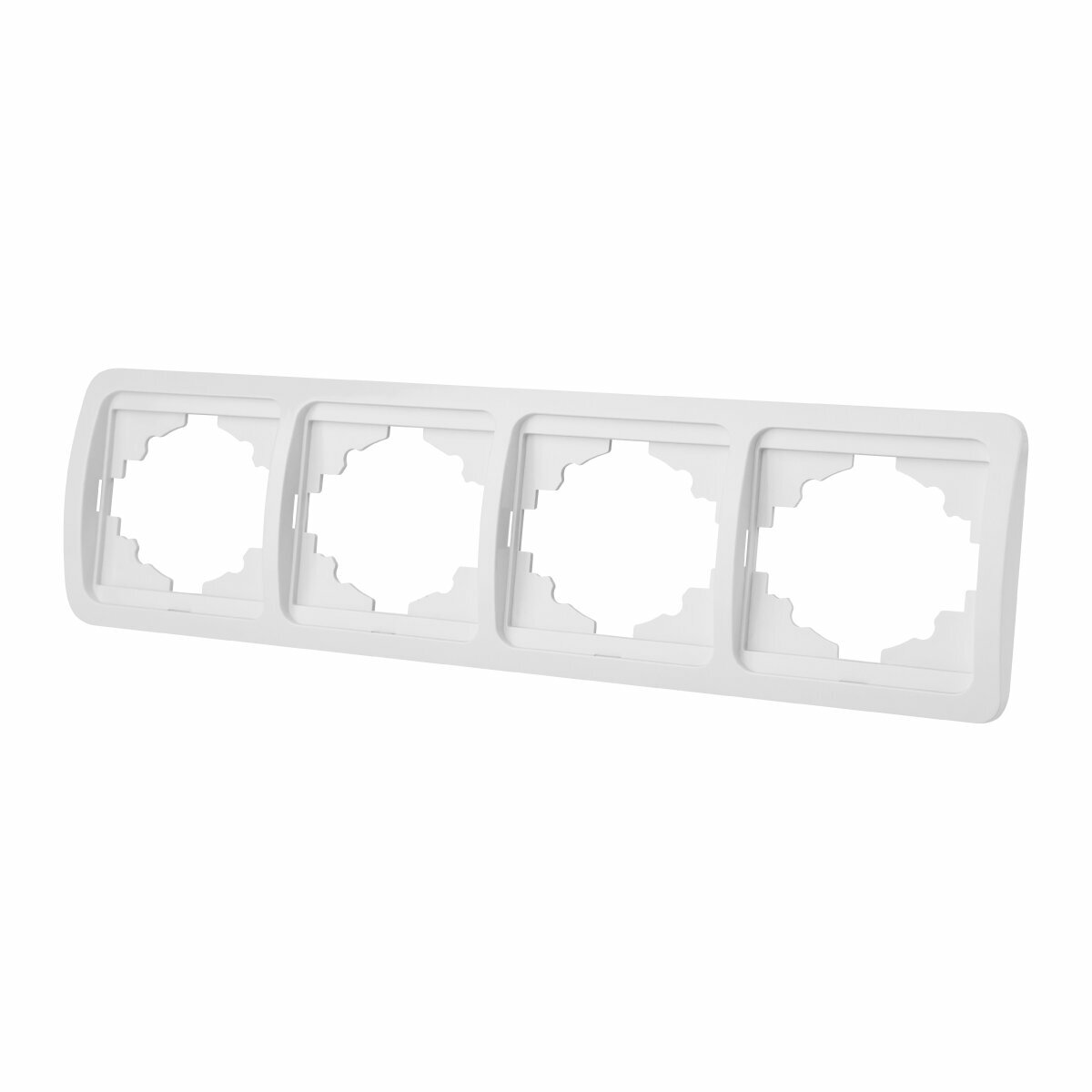Рамка TDM "Валдай" 4 поста горизонтальная, белая {SQ1804-0021} 1 шт