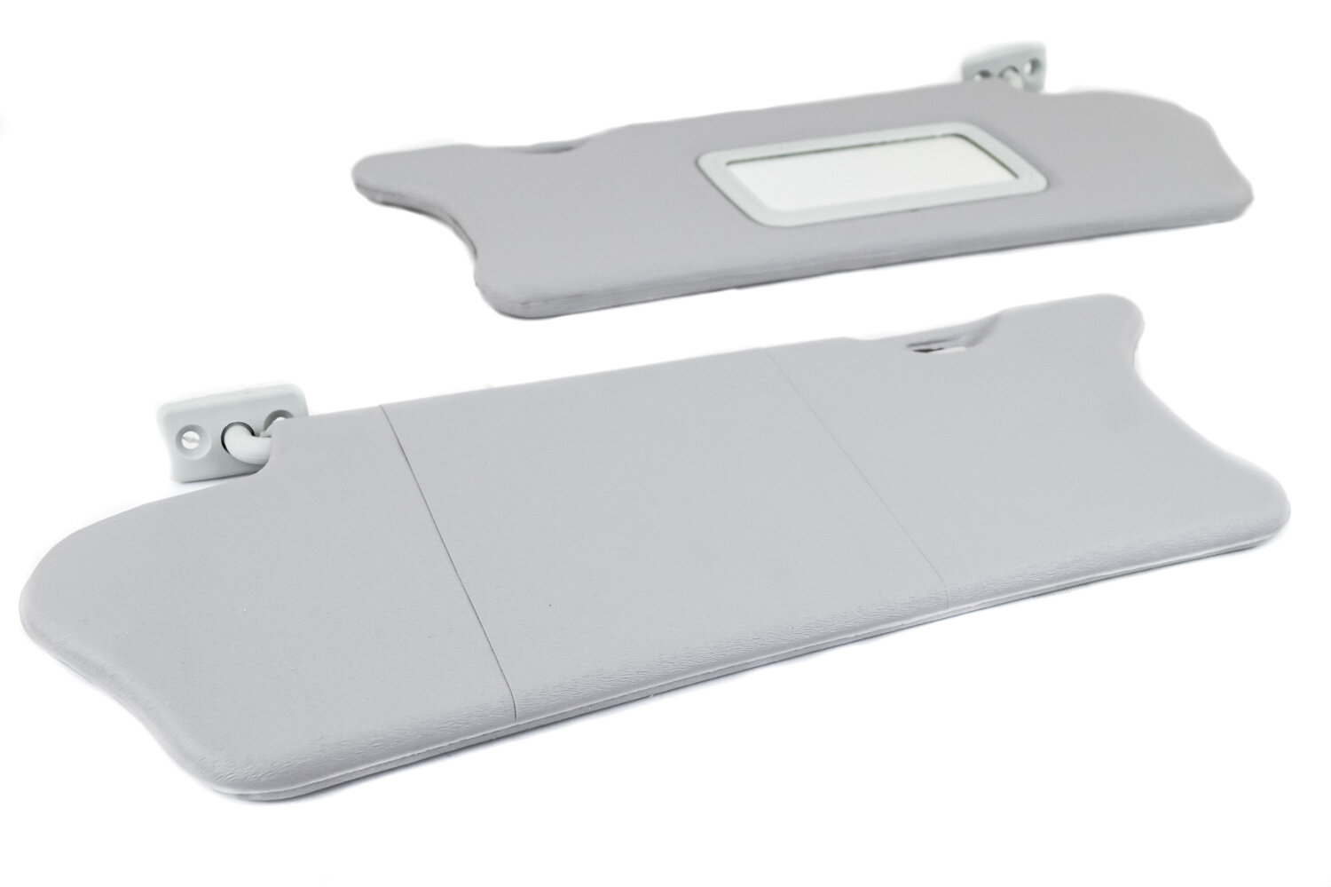 Солнцезащитные козырьки светлые с зеркалом на ВАЗ 2110, 2111, 2112