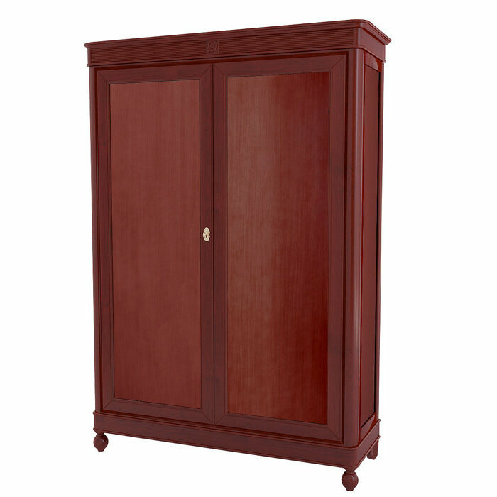 Шкаф двухстворчатый в спальню из массива дерева Мария Сильва, Румыния