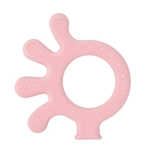 Прорезыватель для зубов BabyJem Octopus Pink 628