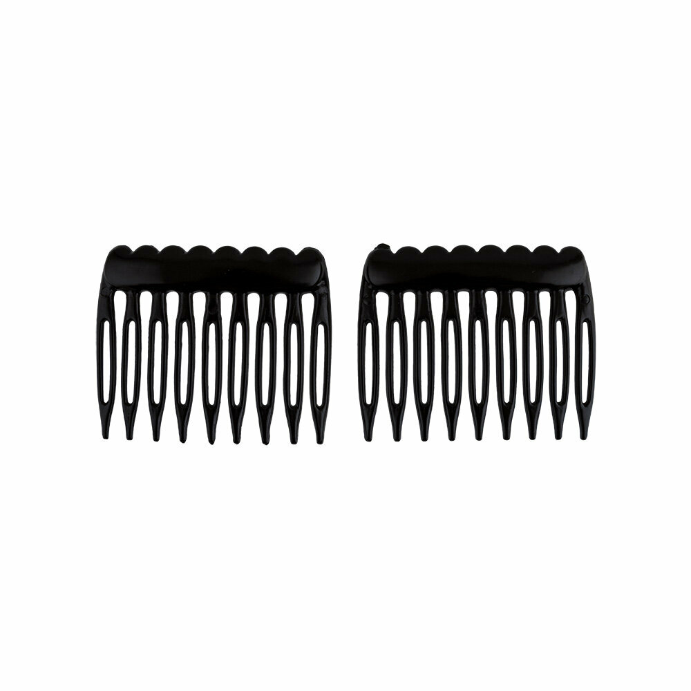 Zlatka Гребень HCJ-01 4 x 4.5 см 5х2 шт №02 Черный