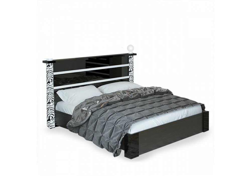 Кровать Мэри Сан-Ремо СР-05 1600х2000 черный/венге цаво