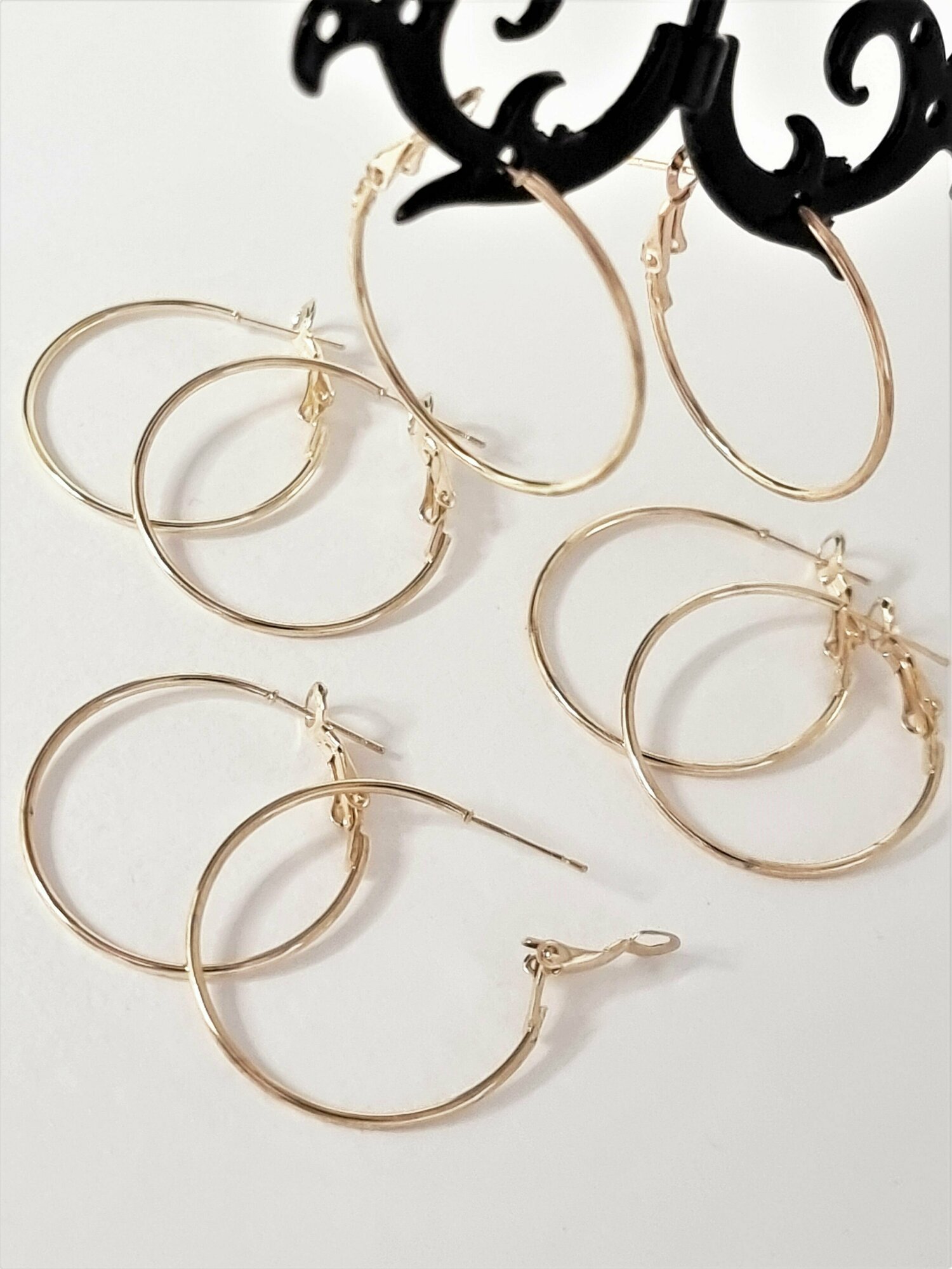 Швензы-Кольца с клапаном. 30мм. Цветзолото. 8шт.