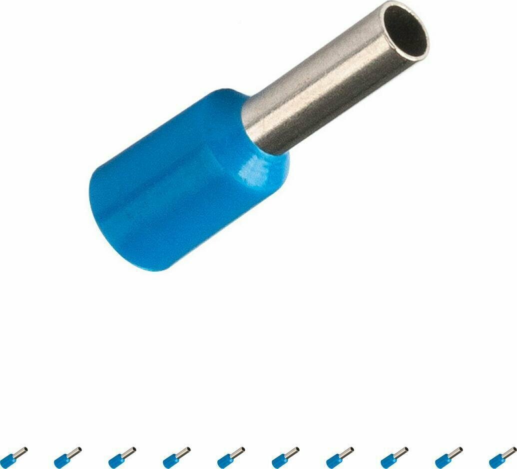 Наконечник-гильза КВТ НШВИ 2.5 мм2 медный луженый (100 шт.) (комплект из 10 уп)