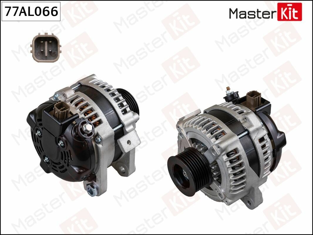 Генератор для автомобиля Toyota RAV 4 III 2006-10 14V/100A MasterKit арт. 77AL066