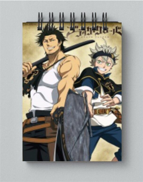 Блокнот Черный Клевер, Black Clover №7, А6