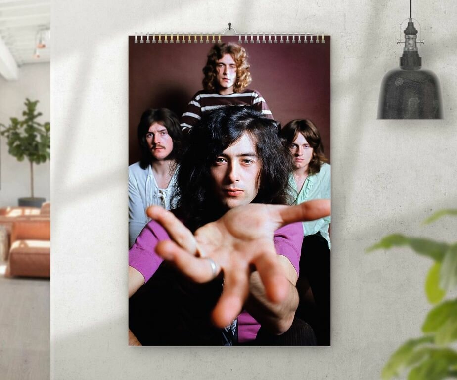 Календарь перекидной Led Zeppelin, Лед Зеппелин №10, А4